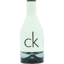 Calvin Klein Eau de Toilette "CK IN2U", 50ml, blau, Parfüms, Orientalisch-holziger Herrenduft mit Zitrone, Kakao, Pfeffer, Vetiver.