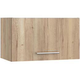 Klapph&auml;ngeschrank Optifit, B:60cm H:35,2cm T:34,9cm, braun, Spanplatte, Schr&auml;nke, "Klara", Breite 60 cm