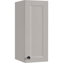 H&auml;ngeschrank Nobilia, B:30cm H:72cm T:37,2cm, grau, K&uuml;che, Schr&auml;nke, ""Cascada", Ausrichtung w&auml;hlbar, vormontiert", in drei Breiten: 30, 45 und 60
