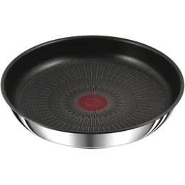 Tefal Bratpfanne "Ingenio Preference", Ø 22cm + Höhe 5cmedelstahl, Pfannen, stapelbar, Antihaftversiegelung, Thermo-Signal, 18/10-Edelstahl