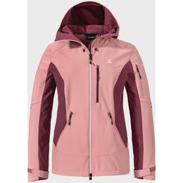 Schöffel SCHÖFFEL Damen Outdoorjacke "Softshell Jacket Matrei L", rosa, Gr. 38, Oberstoff : 88% Nylon 12% Elasthan Innenseite: 100% Polyester (Membran:
