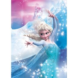 Komar Bild "Frozen 2 Elsa Action", B/H/T: 50cm x 70cm, Disney, 1 Stk., bunt, Wohnzimmer, Bilder, Wandbild zur Dekoration im Kinderzimmer - ohne Rahmen