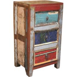 Kommode Home Affaire, B:45cm H:80cm T:35cm, bunt, Schlafzimmer, Sideboards, "Montreal", Breite 45 cm