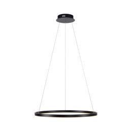 JUST LIGHT Pendelleuchte "RITUS", 1, Ø 5,9cm, 1 Stk., grau, Esszimmer, Leuchten, LED, dimmbar, Switchmo