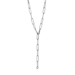 Vivance Damen Collierkettchen "925/- Sterling Silber rhodiniert Gliederkette 45 cm", 45cm, Silber 925 (Sterlingsilber), L: 45 B: 4,8mm, wei&szlig;, Silber