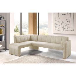 Essbank, B:245cm H:83cm T:159cm, beige, exxpo - SOFA FASHION, Holzwerkstoff, Sitzb&auml;nke, elegant und modern mit hohem Sitzkomfort