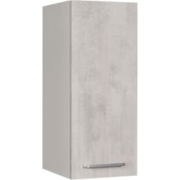 H&auml;ngeschrank Nobilia, B:30cm H:72cm T:37,2cm, grau, K&uuml;che, Schr&auml;nke, ""Riva", Ausrichtung w&auml;hlbar, vormontiert", in drei Breiten: 30, 45 und 60 cm,