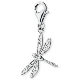 Engelsrufer Damen Charm-Einhänger "Libelle", silber, Silber 925 (Sterlingsilber), Charms
