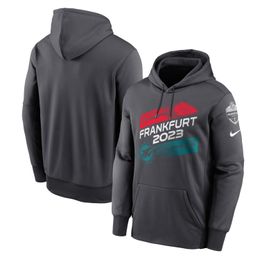 Nike Damen Kapuzenpullover "Nike Hoodie Nike Performance - FRA DOLPINS vs CHIEFS", grau, Gr. M, 100% Polyester, Pullover