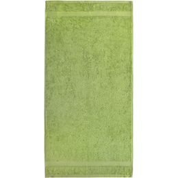Handtuch Dyckhoff, B:50cm L:100cm, gr&uuml;n, Walkfrottier, Obermaterial: 100% Baumwolle, Handt&uuml;cher, "Planet"