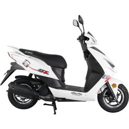 Gt Union Motorroller "Sonic X 25", ohne Topcase, 25 km/h, wei&szlig;, Motorroller, Luftgek&uuml;hlter Motor