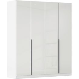 Drehtürenschrank Rauch, B:181cm H:229cm T:54cm, weiß, Holzwerkstoff, Schränke, "Kleiderschrank Kleiderschränke Schrank Garderobe AGORDO mit