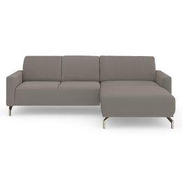 Sit & More Ecksofa SIT & MORE, B:251cm H:84cm T:163cm, braun, Wohnzimmer, Sofas, "Bailando L-Form", wahlweise mit Kopfteilverstellung und Vorziehsitz, motorisch