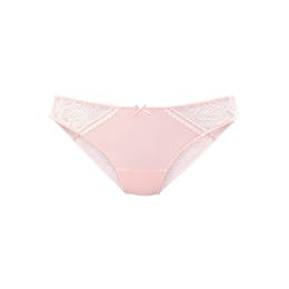 Lascana Damen Tanga "Luciana", Gr. 36, rosa, Obermaterial: 86% Polyamid, 14% Elasthan, Unterhosen, aus zarter Spitze