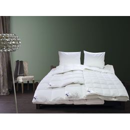 G&auml;nsedaunenbettdecke Billerbeck, B:155cm L:220cm, wei&szlig;, Bezug: 100% Baumwolle. F&uuml;llung: 90% G&auml;nsedaunen, 10% G&auml;nsefeder, Bettdecken, "Geneva 90,