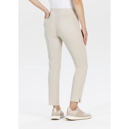 Stehmann Damen Stoffhosekalk,124, Gr. 46, unifarben, Web, Obermaterial: 65% Baumwolle, 31% Polyamid, 4% Elasthan, Hosen, Sommerhose im Four-Pocket