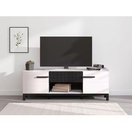 Lowboard Home Affaire, B:147,5cm H:50,5cm T:42cm, weiß, FSC-zertifizierter Holzwerkstoff, Wohnzimmer, Sideboards, "Sarthe, Breite 147,5 cm TV-