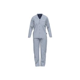 Götzburg GÖTZBURG Herren Schlafanzug "Pyjama", Gr. S, blau, Obermaterial: 100% Baumwolle CO., Homewear-Sets