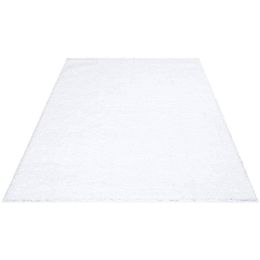 Hochflor-Teppich Carpet City, B:200cm H:30mm L:290cm, wei&szlig;, Polypropylen, Teppiche, "City Shaggy", Auch als L&auml;ufer, Langflor, Uni, Shaggy,