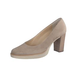Paul Green Damen Pumps "Paul Green Pumps Leder", Gr. 38,5champagne, Leder, Schuhe