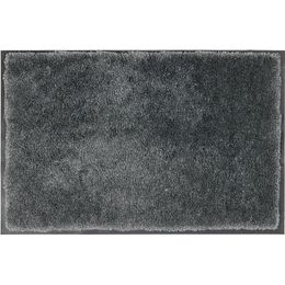 Fu&szlig;matte Astra, B:90cm H:13mm L:150cm, grau, Kunstfaser, Flur, Teppiche, "Lava", Sauberlaufmatte, waschbar, rutschfest, nimmt Schmutz auf, Schmutzfang