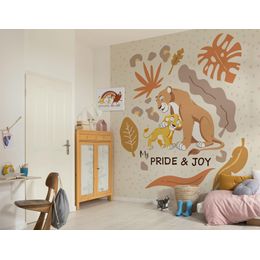 Komar Kindertapete "Disney The Lion King My Pride and Joy", B/L: 250mm, Rollen:, orange, Tapeten