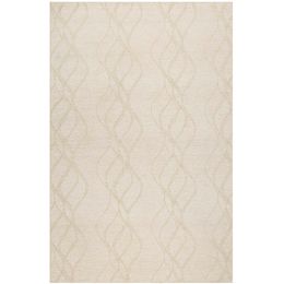 Wollteppich Wecon Home, B:200cm H:8mm L:300cm, beige, Wolle, Wohnzimmer, Teppiche, "Hendrik"
