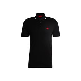 Hugo Herren Poloshirt "Poloshirt Deresino", schwarz, Gr. M, Obermaterial: 100% Baumwolle CO., Shirts