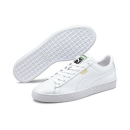 Puma Damen Sneaker "Basket Classic XXI Sneaker Erwachsene", Gr. 39, wei&szlig;, Obermaterial: Synthetik, Kuhleder, Leder; Futter: Synthetik, Textil;