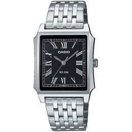 Damen Quarzuhr, schwarz, CASIO TIMELESS COLLECTION, Armbanduhren, Armbanduhr, Damenuhr, Herrenuhr, Edelstahlarmband, analog