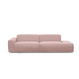 Big-Sofa Trendmanufaktur, B:277cm H:72cm T:107cm, lila, 92% Polyester, 8% Nylon, Sofas, "Braga, mit hochwertigem Kaltschaum, Megasofa, in Cord
