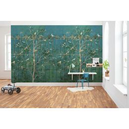 Komar Fototapete "Digitaldruck Vlies - Birdsong Breeze - Größe 400 x 250 cm", Rollen:, bunt, Schlafzimmer, Tapeten, Wohnzimmer, Schlafzimmer