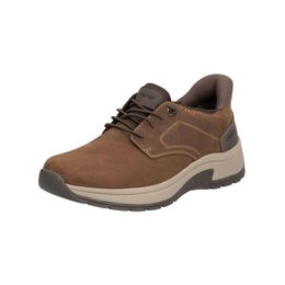 Rieker Herren Sneaker "Rieker Sneaker Leder/Textil", Gr. 42, braun, Leder, Textil, Schuhe