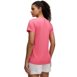 Under Armour Damen Trainingsshirt "UA W'S CH. TRAIN SS"super pink,, weiß, Gr. S, Obermaterial: 100% Polyester, Shirts