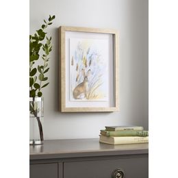 Bild mit Rahmen Laura Ashley, bunt, Leinwand, Wohnzimmer, Bilder, "Country Hare", Bilder 40x30cm