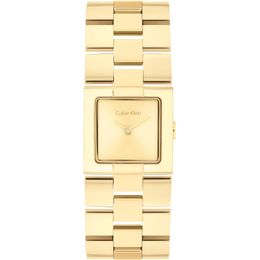 Calvin Klein Damen Quarzuhr "CK MERIDIAN", gold, Armbanduhren, Armbanduhr, Damenuhr, Edelstahlarmband, analog