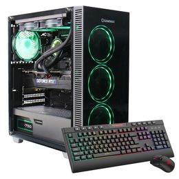 GAMEMAX Gaming-PC "Draco XD 7709 AMD Ryzen 7 9700X RTX 5070 32GB DDR5 1TB SSD", Microsoft Windows 11 Home (64 Bit), 32 GB RAM 1.000 GB SSD, schwarz,