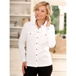 Classic Basics Damen Klassische Bluse, beige, Gr. 50, unifarben, 60% Baumwolle, 40% Polyester, Blusen
