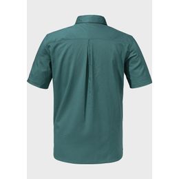 Sch&ouml;ffel SCH&Ouml;FFEL Herren Outdoorhemd "Shirt Triest M", gr&uuml;n, Gr. 48, Oberstoff : 69% Baumwolle 25% Nylon 6% Hanf, Hemden