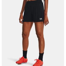 Under Armour Damen Trainingsshorts "UA W'S CH. KNIT SHORT", weiß, Gr. M, Obermaterial: 100% Polyester, Hosen