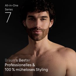 Braun Haarschneider "Braun All-in-One Series 7, 11-in-1 Groomingset", bunt, Haarschneider, 120 Min Akku, SkinGuard-Technologie, AquaGrip f&uuml;r