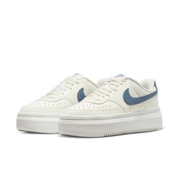 Nike Sportswear Damen Sneaker "Court Vision Alta", Gr. 40, weiß, Leder, Synthetik, Schuhe, Design auf den Spuren des Air Force 1
