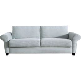 Schlafsofa Bali, B:231cm, gr&uuml;n, 92% Polyester, 8% Polyacryl, Jugendzimmer, Sofas, "ELISA Dauerschl&auml;fer in 140 und 160er Breite", komfortabler