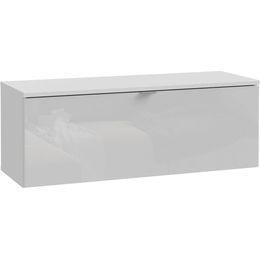 Lowboard FORTE, B:99,5cm H:37,5cm T:34,8cm, wei&szlig;, Spanplatte, Wohnzimmer, Sideboards, "LibertadTV-Board, TV-Schrank", TV Board, erweiterbar,