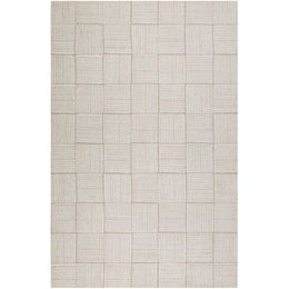Wollteppich Wecon Home, B:170cm H:8mm L:240cm, beige, Wolle, Wohnzimmer, Teppiche, "Lasse"