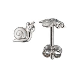 Jobo Damen Paar Ohrstecker "Schnecke", Silber 925 (Sterlingsilber), silber, Silber 925 (Sterlingsilber), Ohrringe, 925 Silber