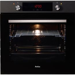Amica Einbaubackofen "EBX 943 610 SM", B:59,5cm H:59,5cm T:57,5cm, schwarz, Backöfen