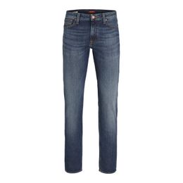 Jack & Jones JACK & JONES Herren Slim-fit-Jeans "JJIGLENN JJVINTAGE CB 058", blau, Gr. 30, Abriebeffekte, Denim/Jeans, Obermaterial: 87% Baumwolle, 11% Polyester,