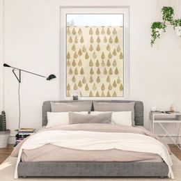 Fensterfolie, B:100cm L:100cm, gold, LICHTBLICK ORIGINAL, Polyvinylchlorid (PVC), Badezimmer, Fensterfolien, "Fensterfolie selbstklebend,