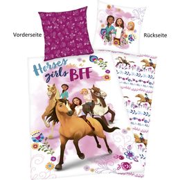 Kinderbettw&auml;sche, bunt, Renforc&eacute;, Obermaterial: 100% Baumwolle, Bettw&auml;sche, "Spirit", mit tollem Motiv
